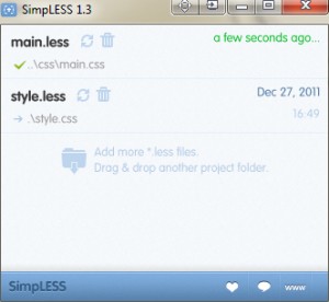 SimpLESS - A Free Open-Source LESS CSS Compiler - Cube Websites